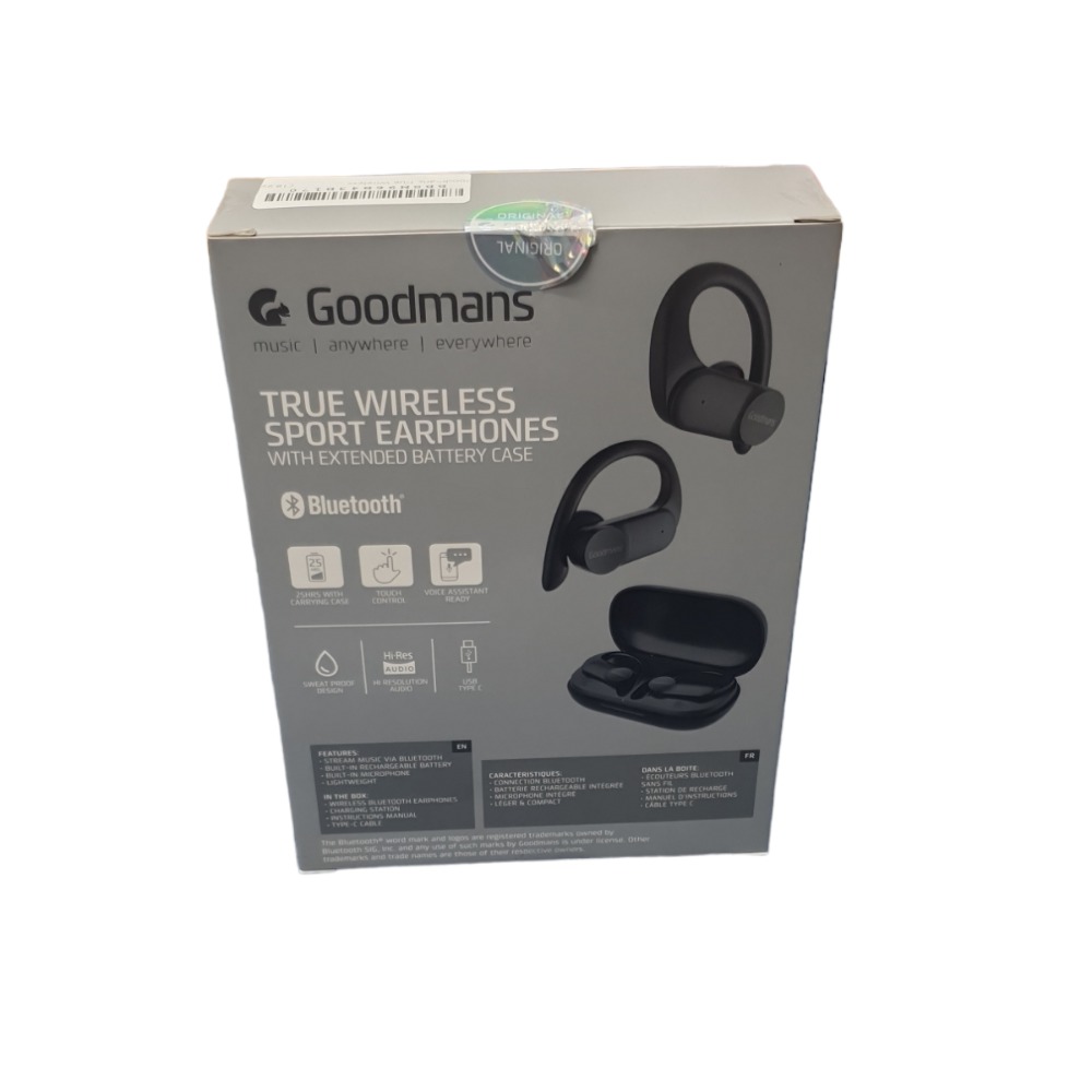 New Goodmans True Wireless Sport Earphones - Own4Less